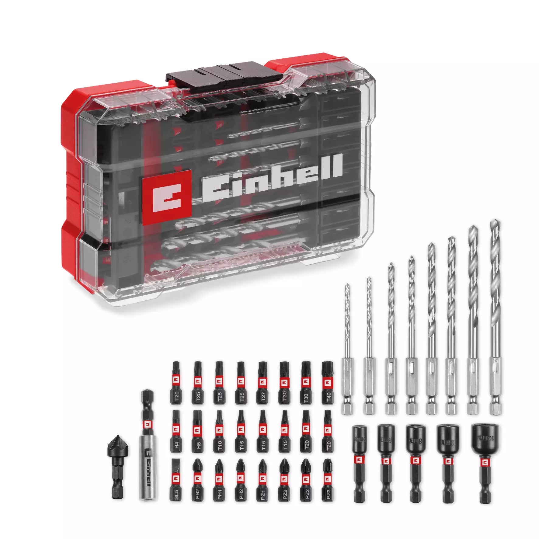 Juego de puntas y brocas M-CASE 39pcs Einhell 49108773 - Brikum